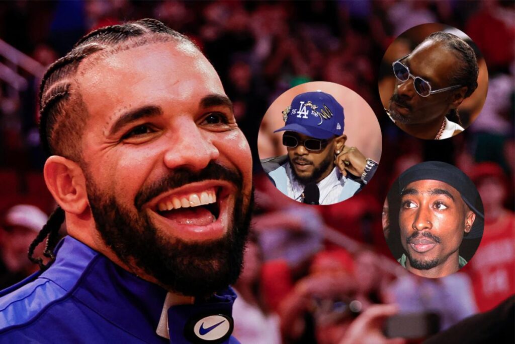 Drake uses AI Tupac and Snoop Dogg songs to pressure Kendrick Lamar ...