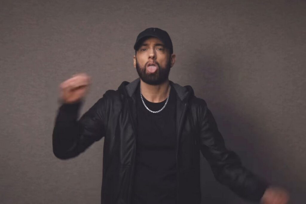 Eminem unveils the wildest NSFW PSA ever, dedicated to missionary style ...