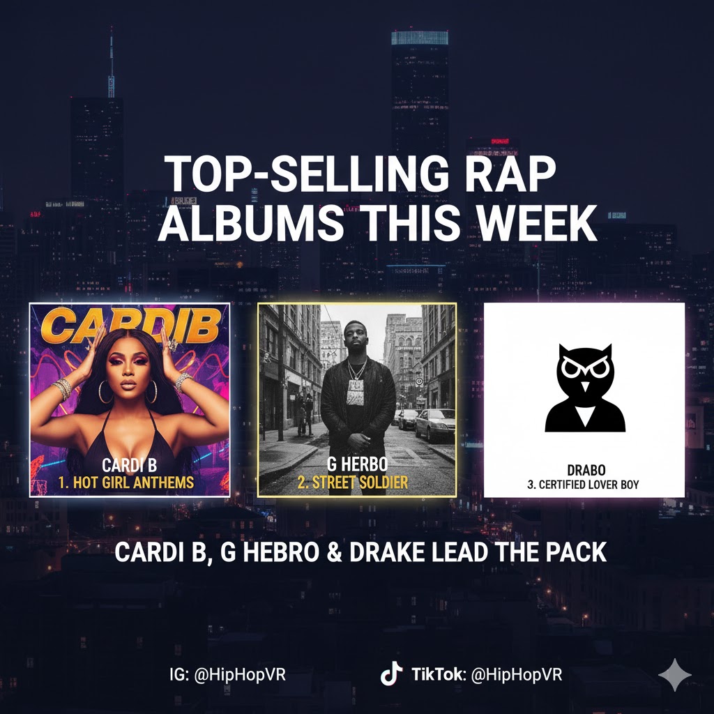 Top-Selling Rap Albums This Week: Cardi B, G Herbo & Drake Lead the ...
