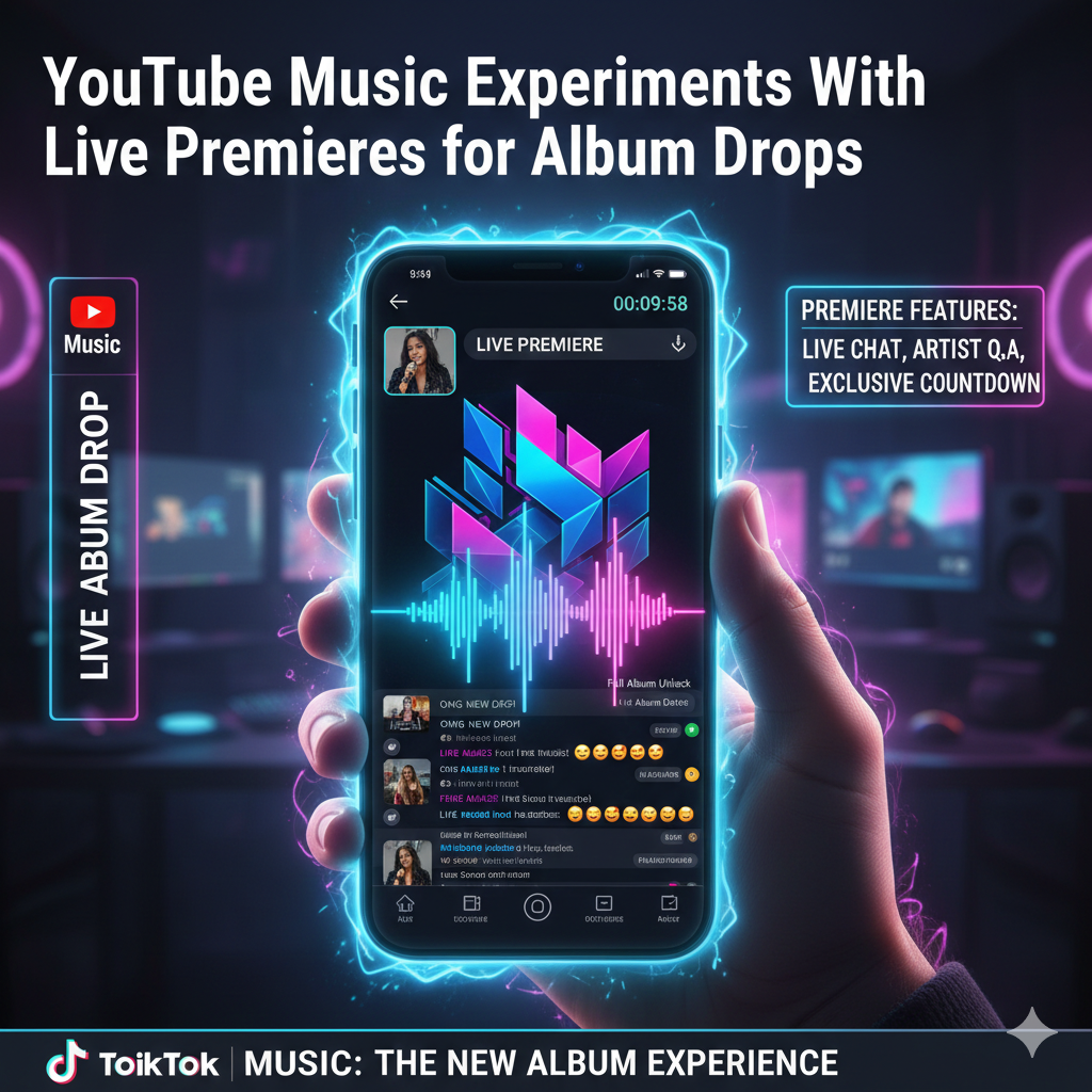 YouTube Music Experiments With Live Premieres for Album Drops – HipHopVR
