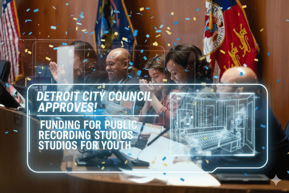Detroit City Council Approves Funding for Public Recording Studios for ...