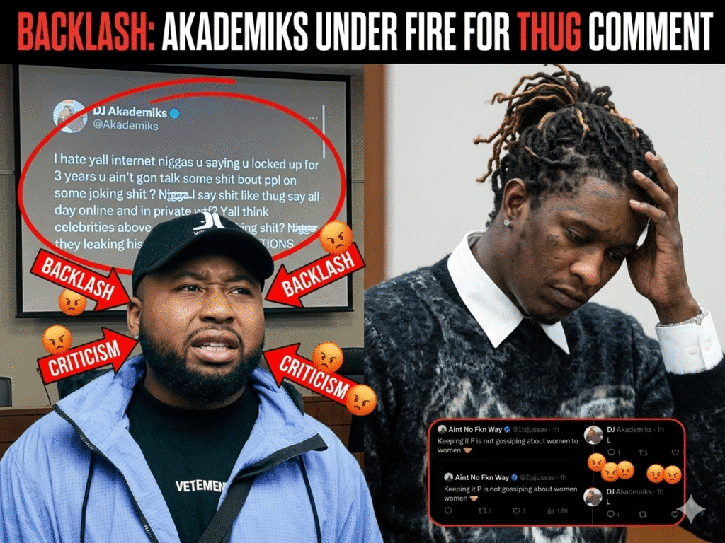 DJ Akademiks Faces Backlash After Young Thug Comment – HipHopVR